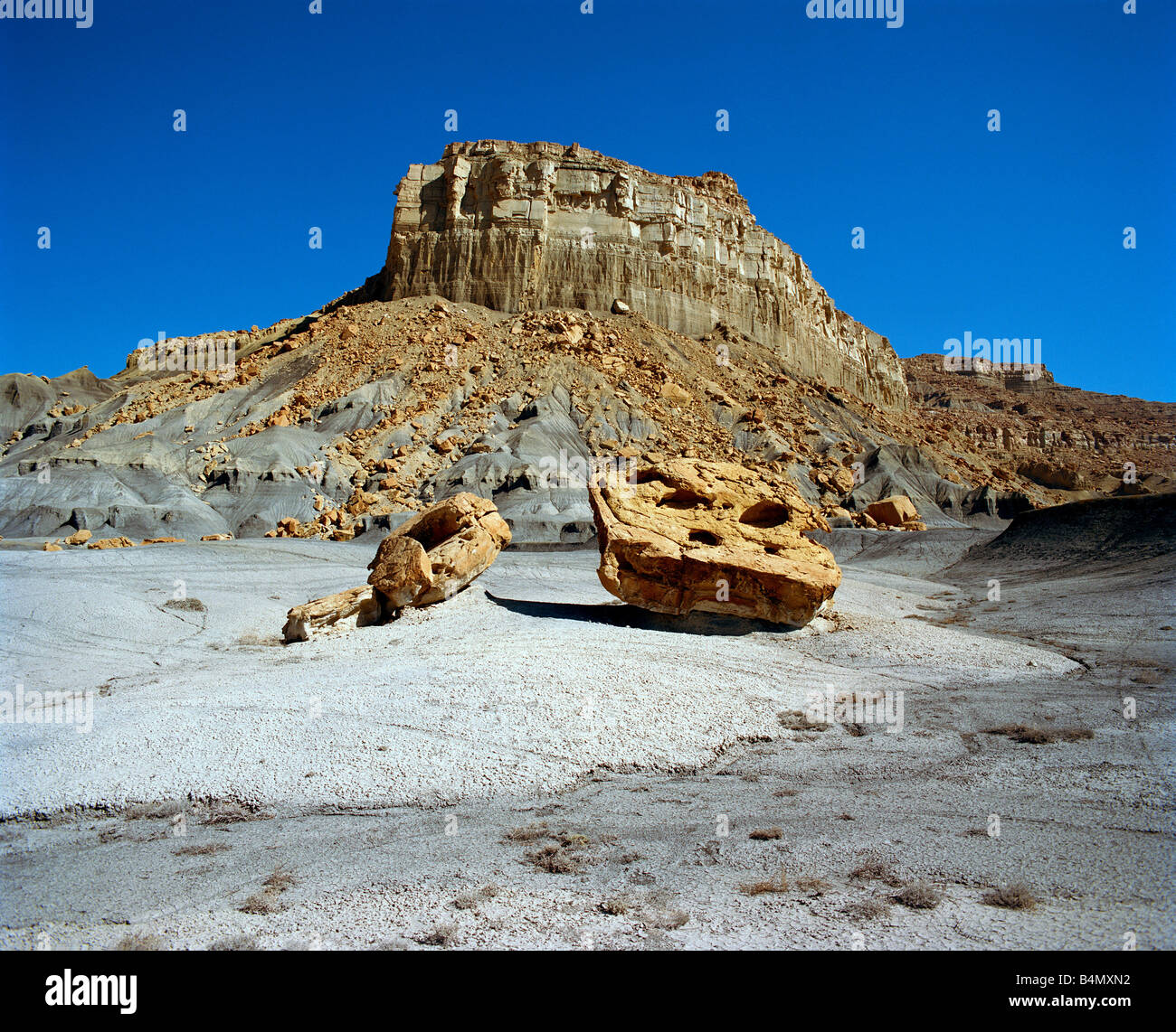 Eroded rock formation near Lake Powell Page Arizona Glen Canyon ...