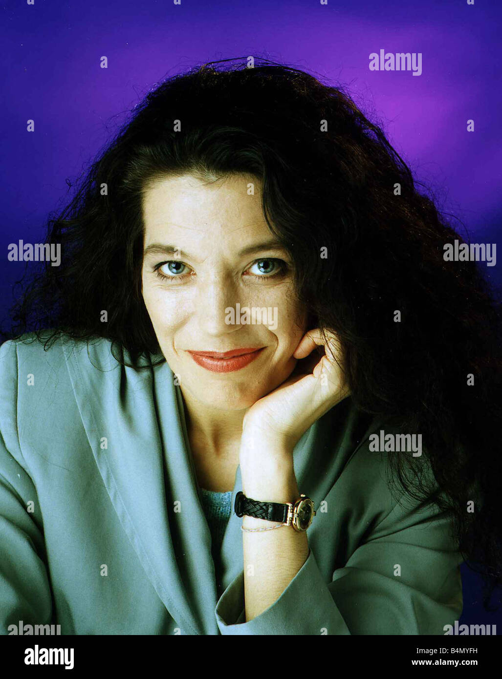 Francesca Kimpton Live TV presenter 1997 Stock Photo - Alamy
