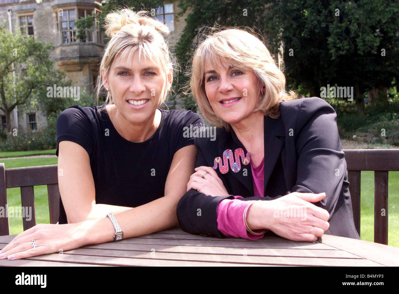 Sharron Davies TV Presenter June 1999 Pictured with Nina Myskow Mirror ...