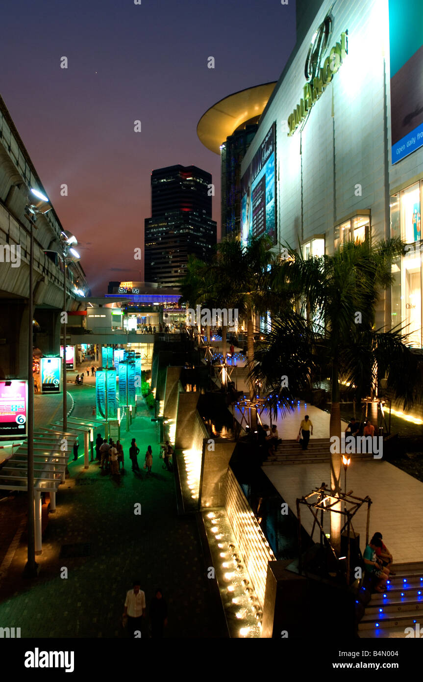The Siam Paragon early evening Stock Photo - Alamy