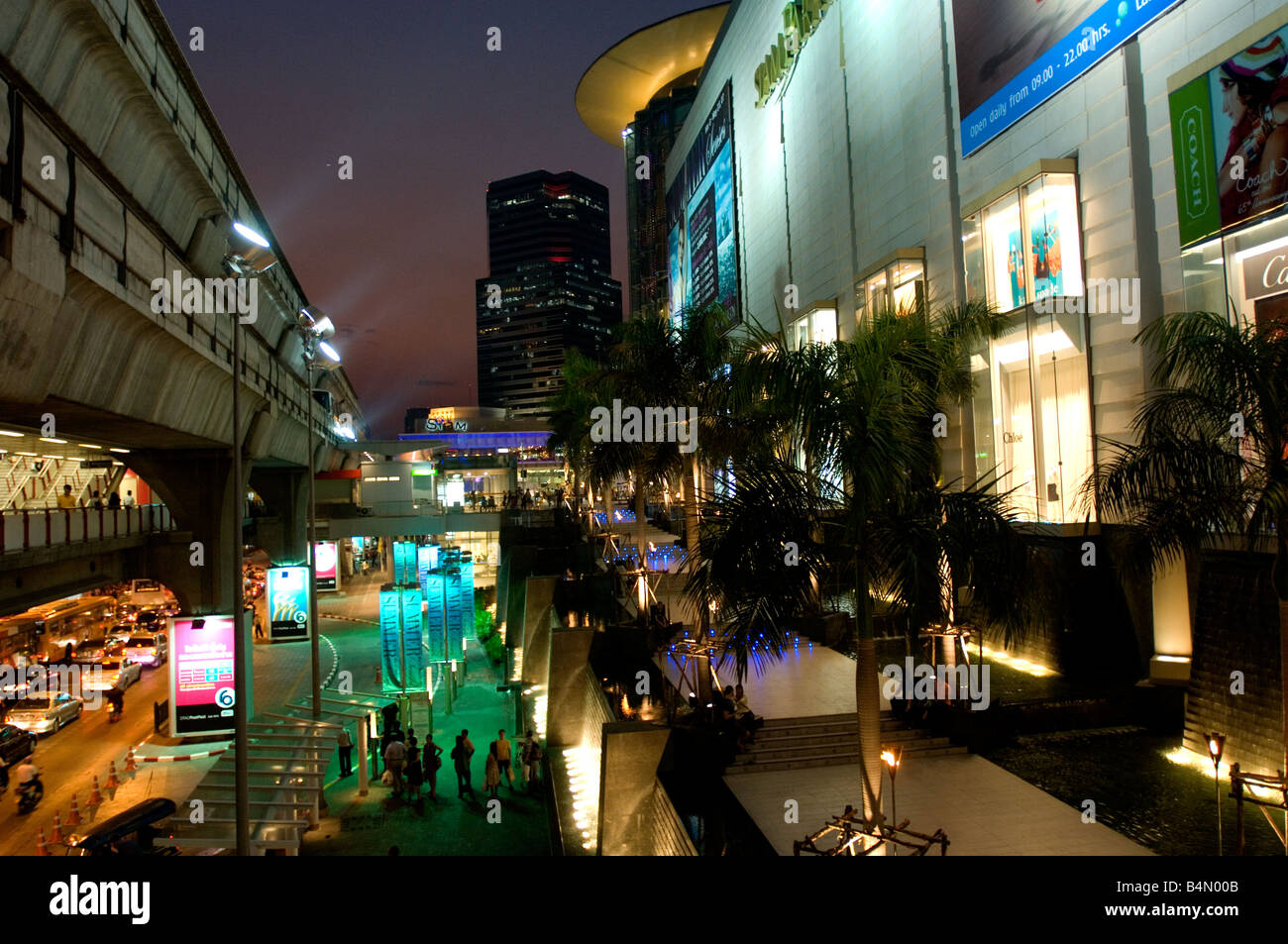 The Siam Paragon early evening Stock Photo - Alamy