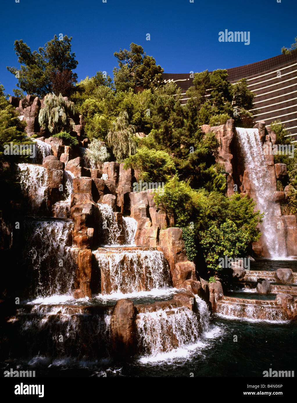 Waterfall wynn hotel casino las hi-res stock photography and images - Alamy