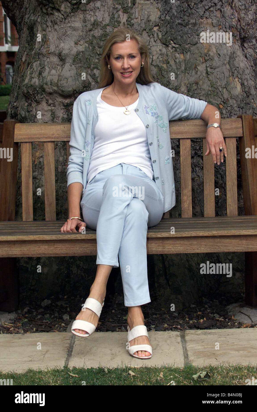 Catrina Skepper TV Presenter June 1999 Stock Photo - Alamy