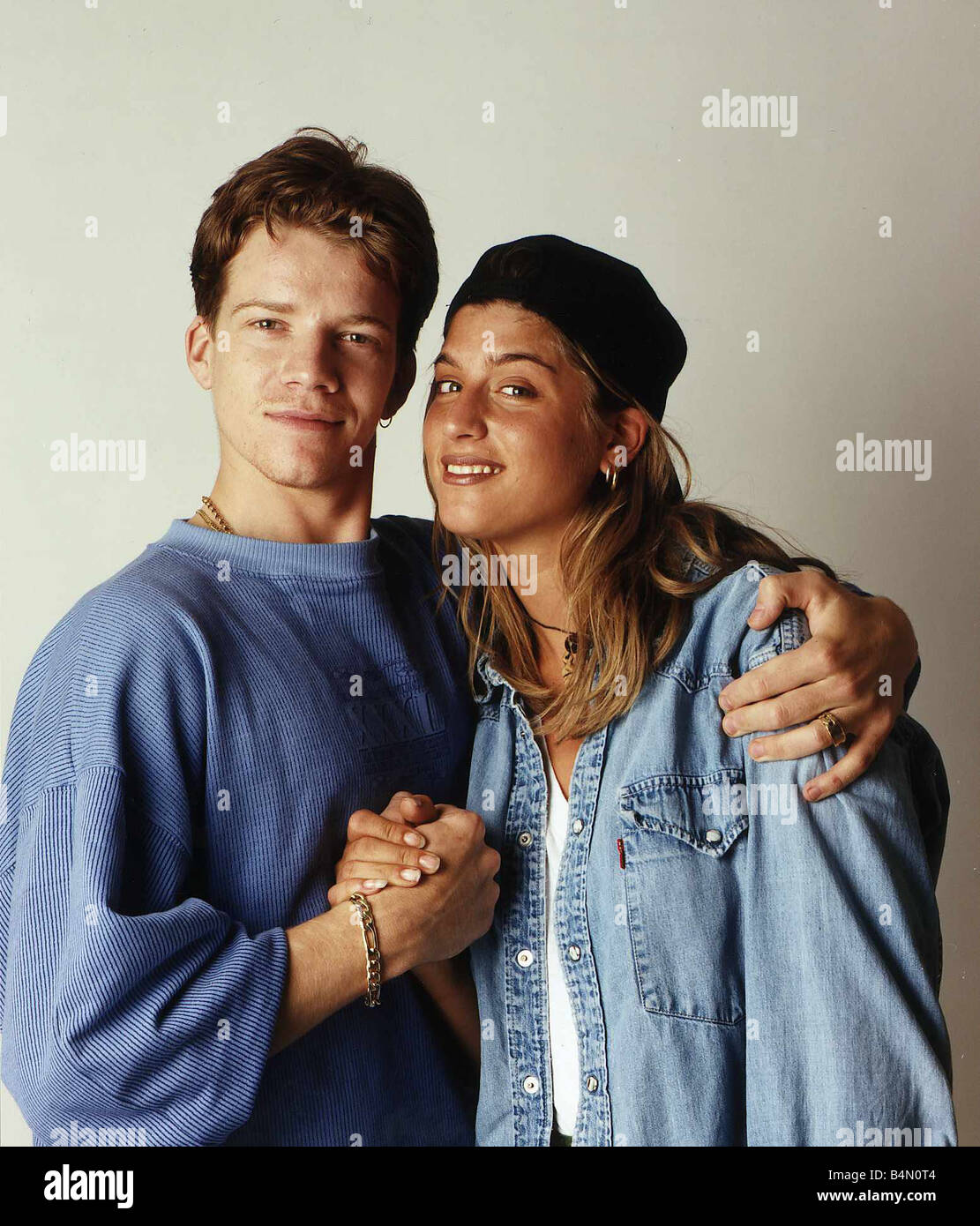 Max Beesley TV Presenter With Fellow Presenter Dani Behr Of The Tv ...