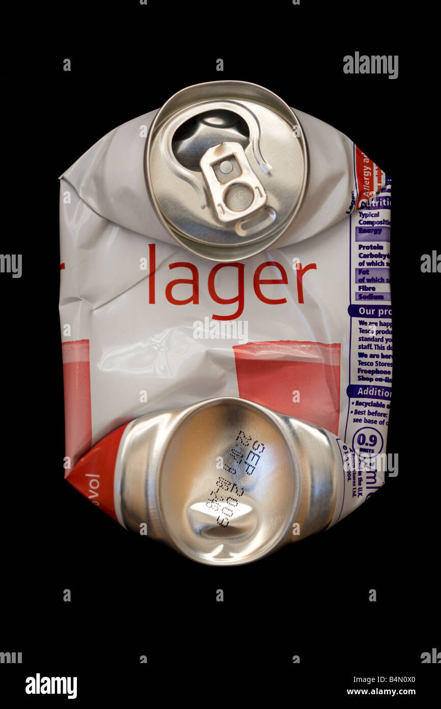 Crushed can hi-res stock photography and images - Alamy