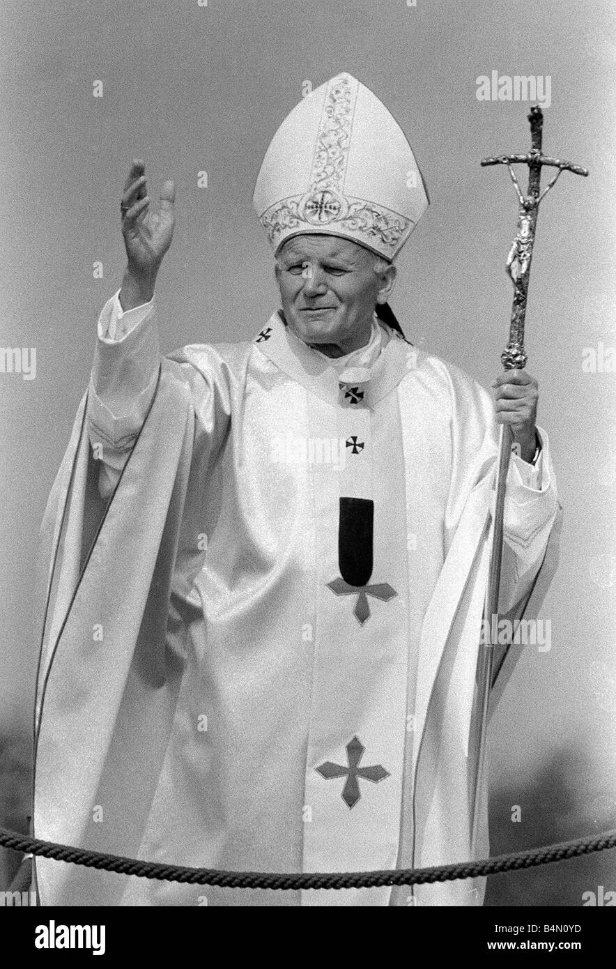 1980s pope visit hi-res stock photography and images - Alamy