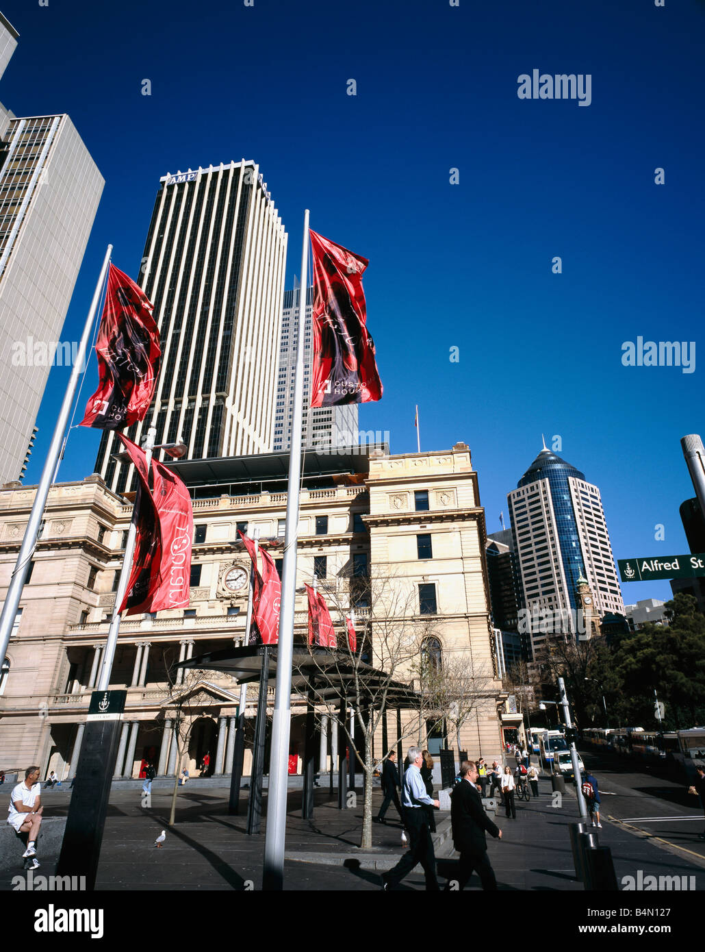 The Custom House on Circular Quay Stock Photo - Alamy