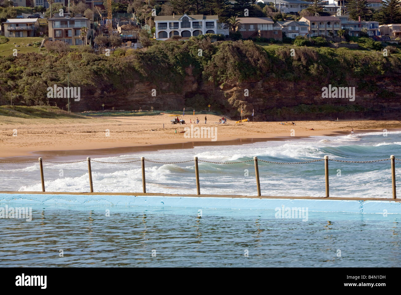 rock pool at bilgola beach,one of sydney's famous northern beaches ...