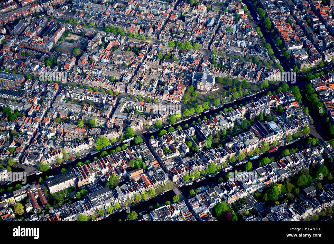 Grachtengordel amsterdam aerial hi-res stock photography and images - Alamy