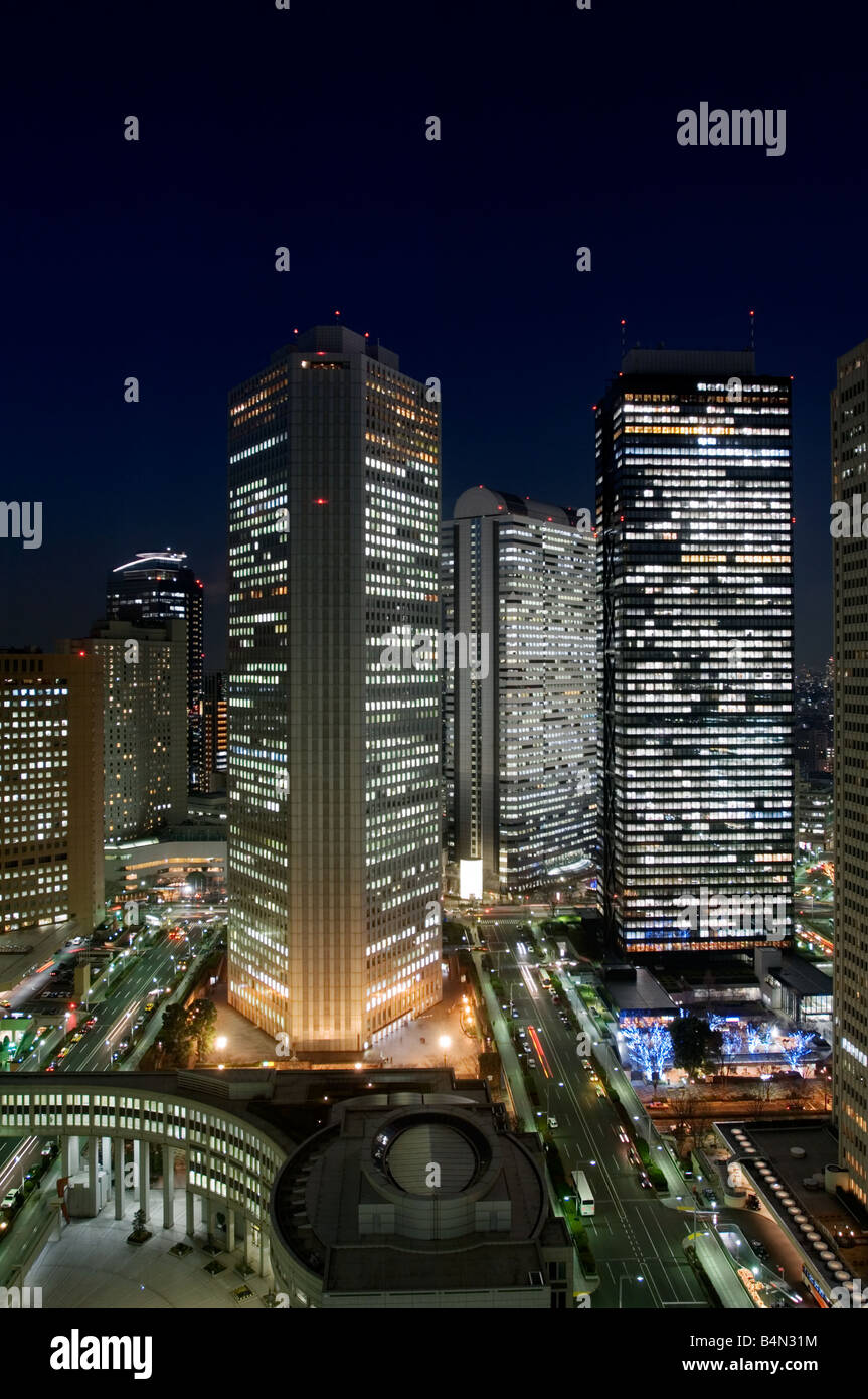 Elevated View to High Rising Buildings of Shinjuku West Stock Photo - Alamy