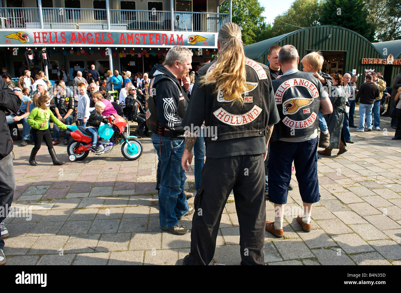 Netherlands Amsterdam Angels Place Hells Angels clubhouse open house ...