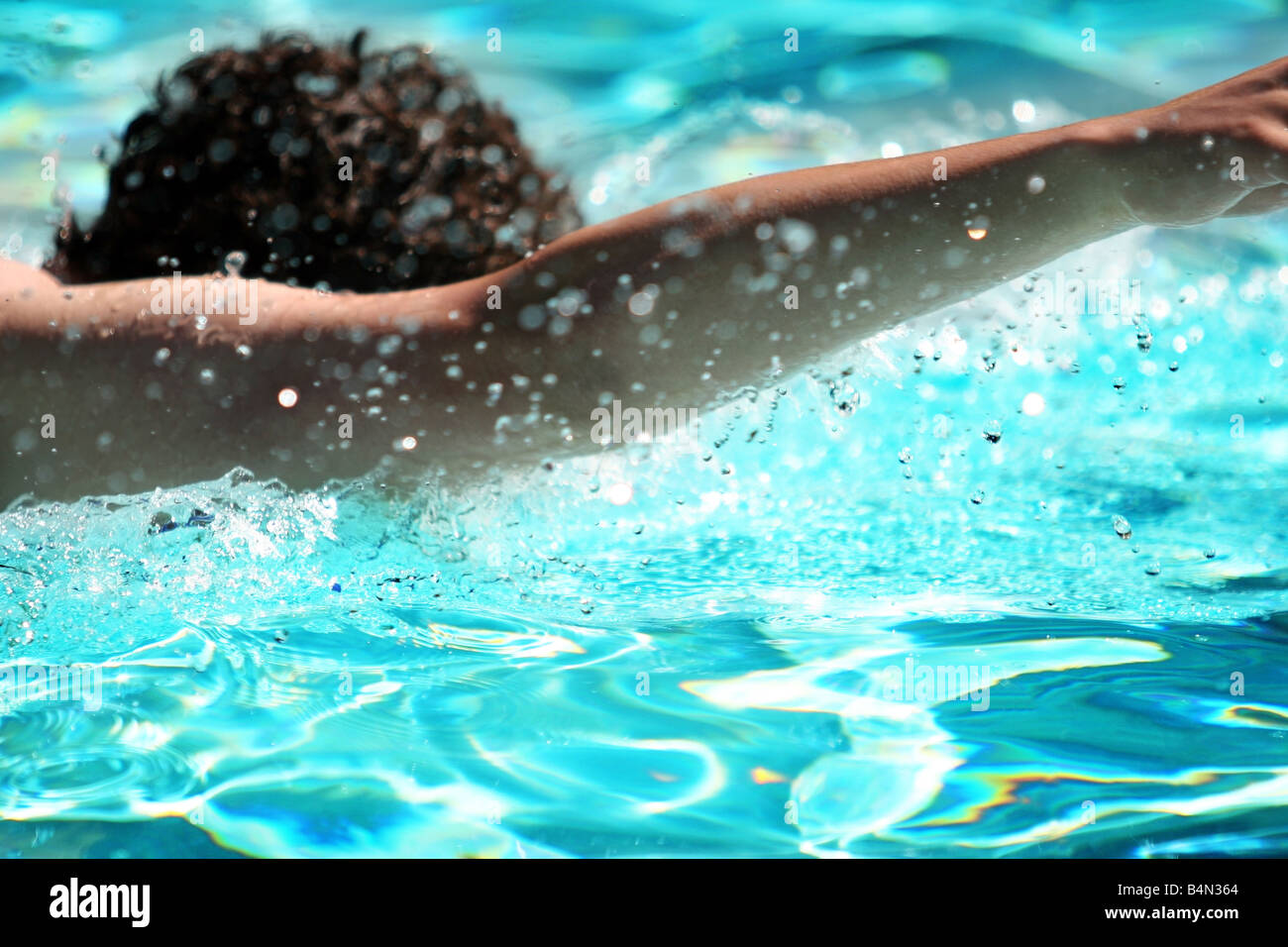 Abstract swimming and water texture Stock Photo - Alamy