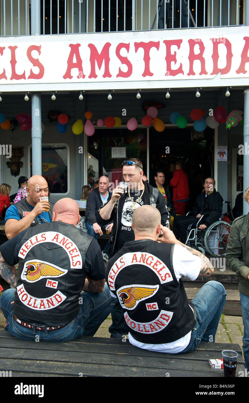 Netherlands Amsterdam Angels Place Hells Angels clubhouse open house ...
