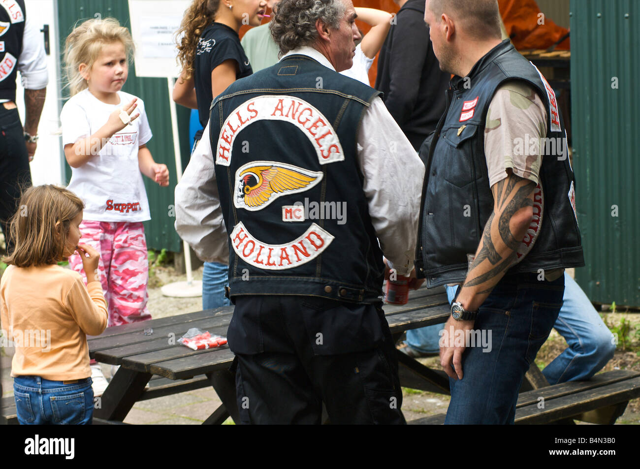 Netherlands Amsterdam Angels Place Hells Angels clubhouse open house ...