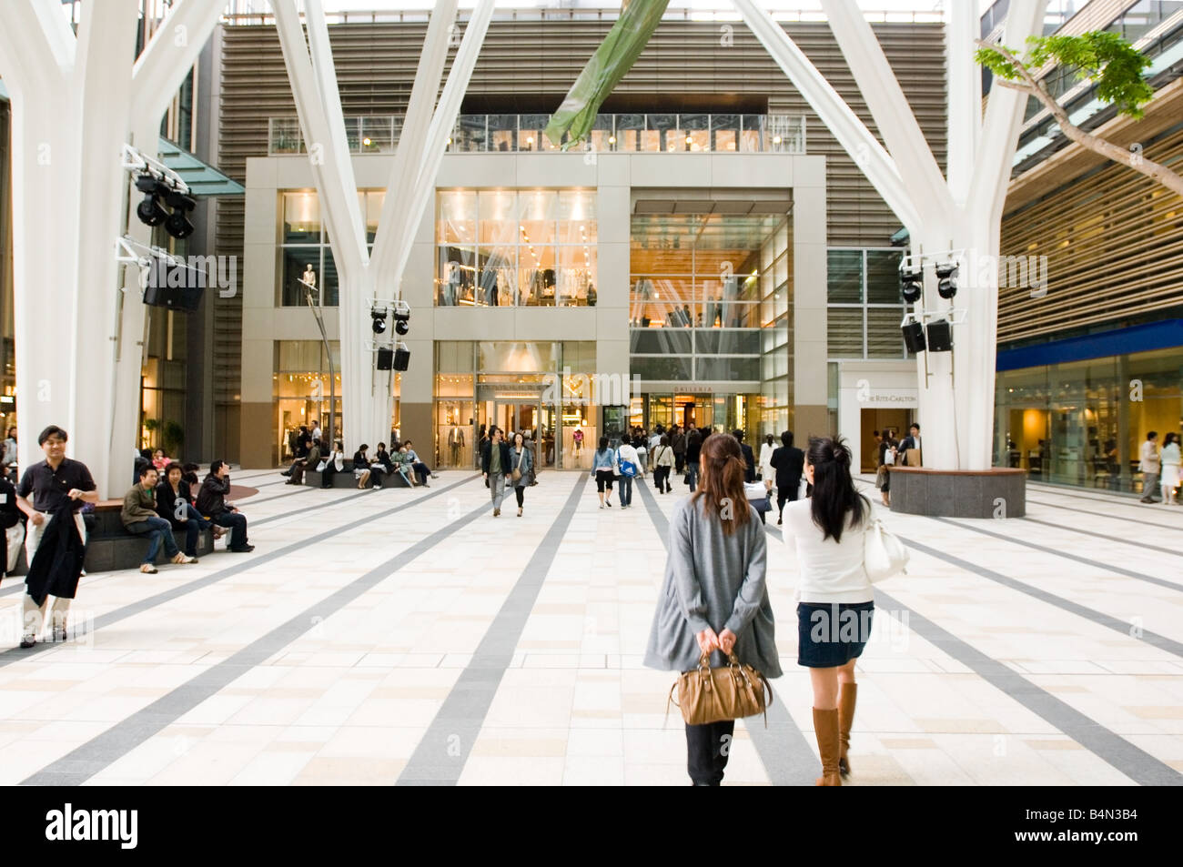 The newly opened Tokyo Midtown in Roppongi Under the Big Canopy with ...