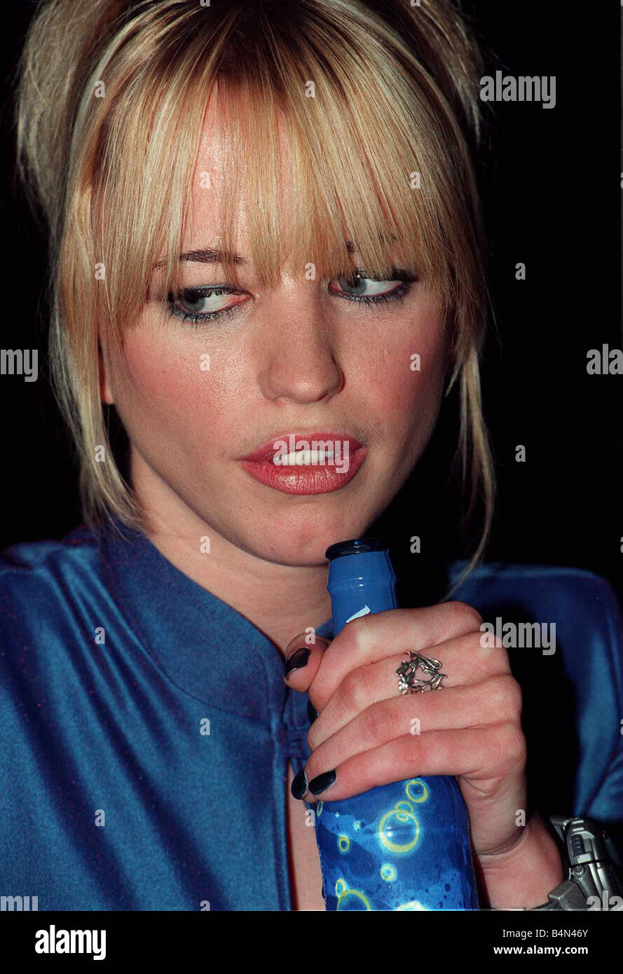 Sarah cox tv presenter stringfellows hi-res stock photography and ...