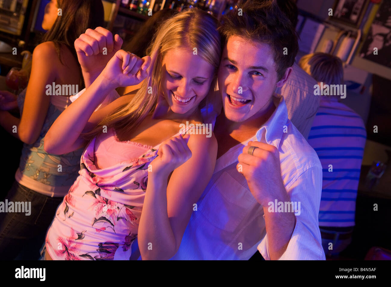 Night club interior dancing hi-res stock photography and images - Alamy