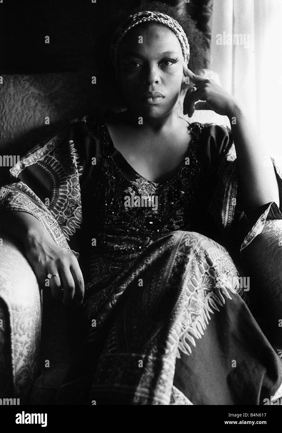 Roberta Flack American singer 1972 Stock Photo - Alamy