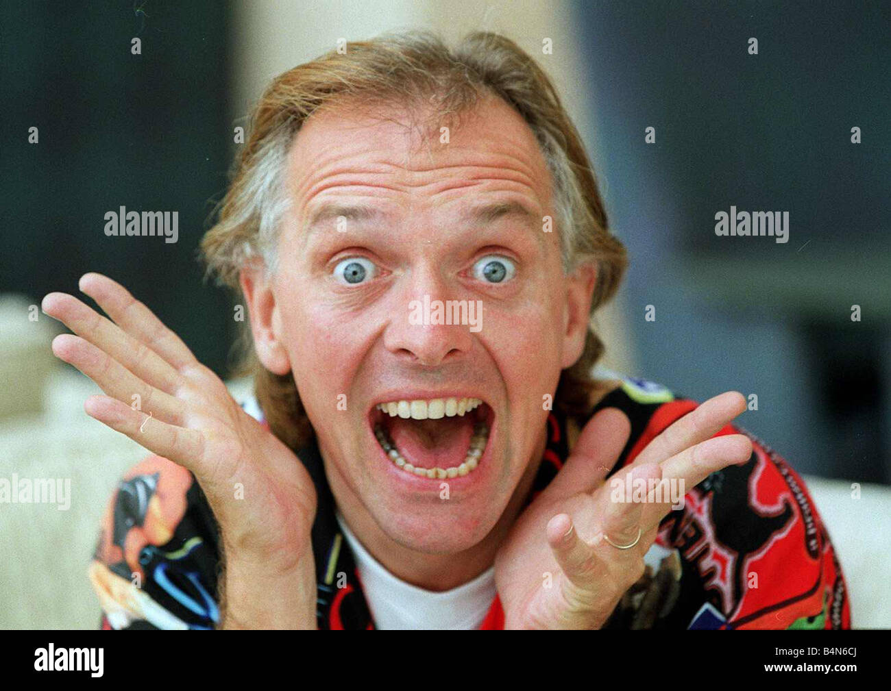 Comedian Rik Mayall August 1999 Stock Photo - Alamy
