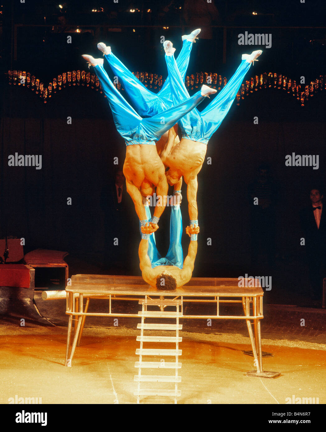 CIRCUS SHOW TEAMWORK COOPERATION Stock Photo - Alamy