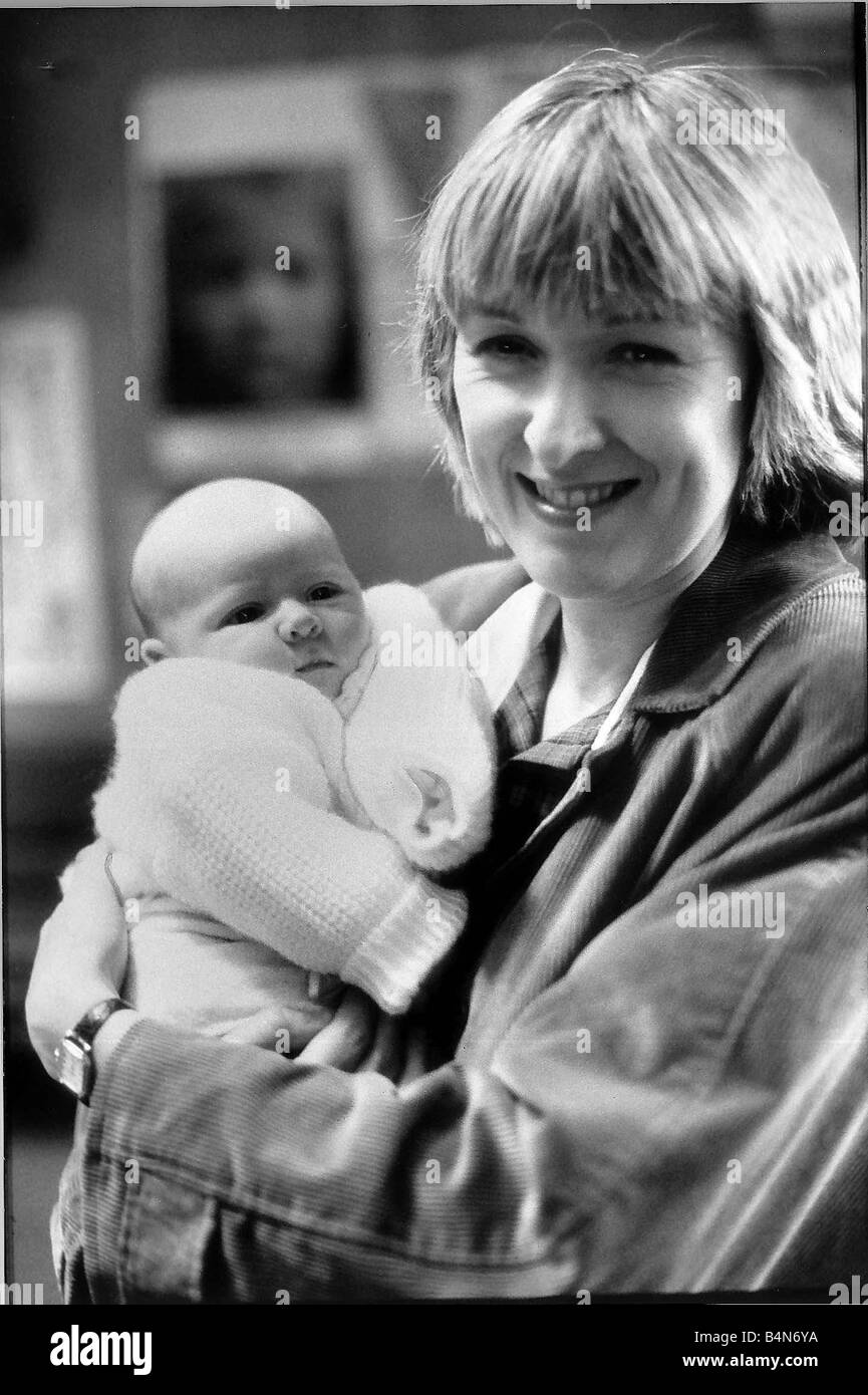 Gil Brailey with her baby August 1989 Gil feared she was for the chop ...