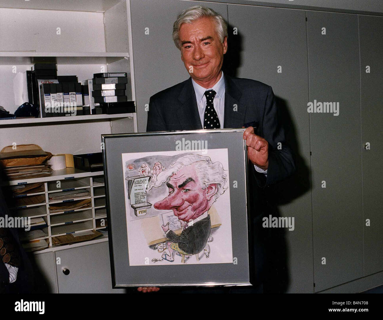 Television presenter television programme decades 1990s hi-res stock ...