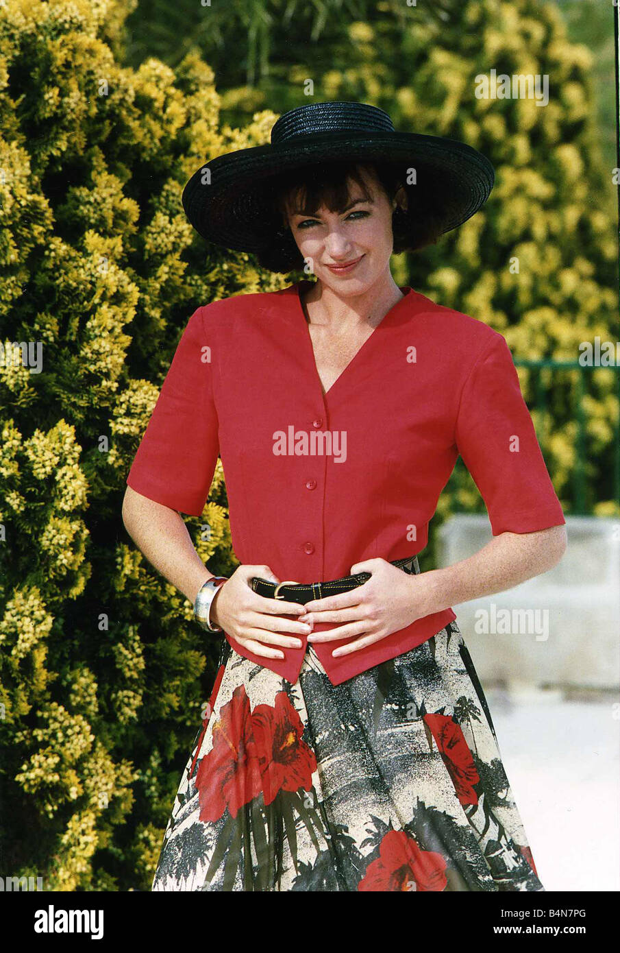 Susan Gilmore actress from Howards Way August 1989 Stock Photo - Alamy