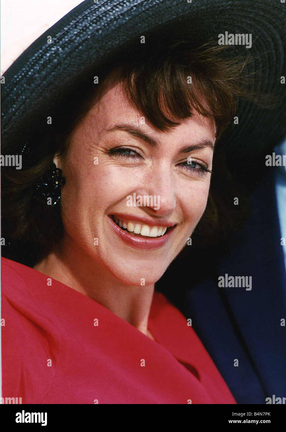 Susan Gilmore actress from Howards Way October 1989 Stock Photo - Alamy