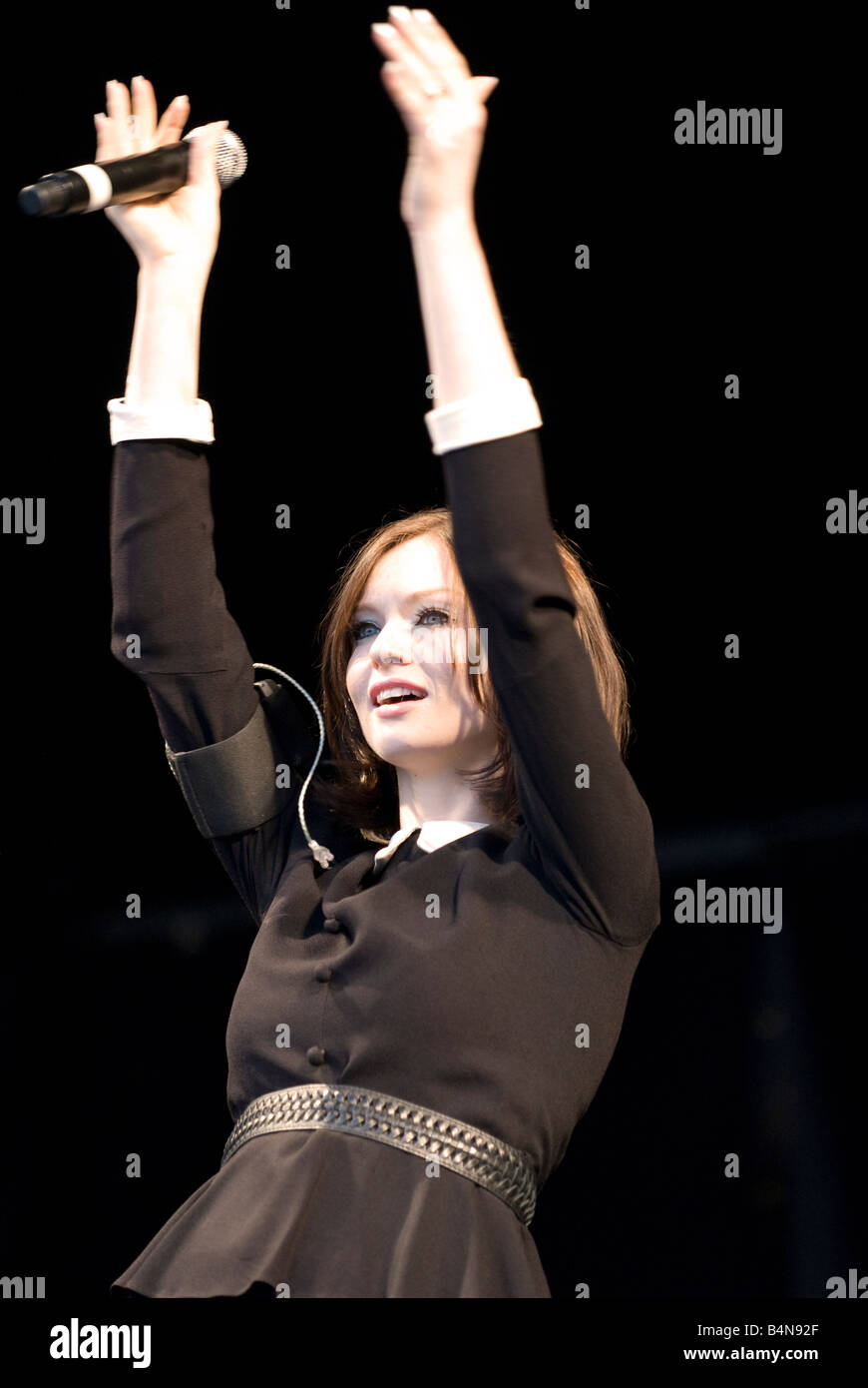 British pop singer Sophie Ellis Bextor, Trafalgar Square, London UK ...