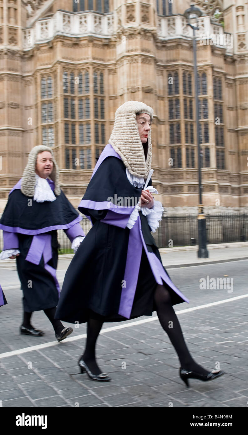 Judges procession from westminster abbey hi-res stock photography and ...