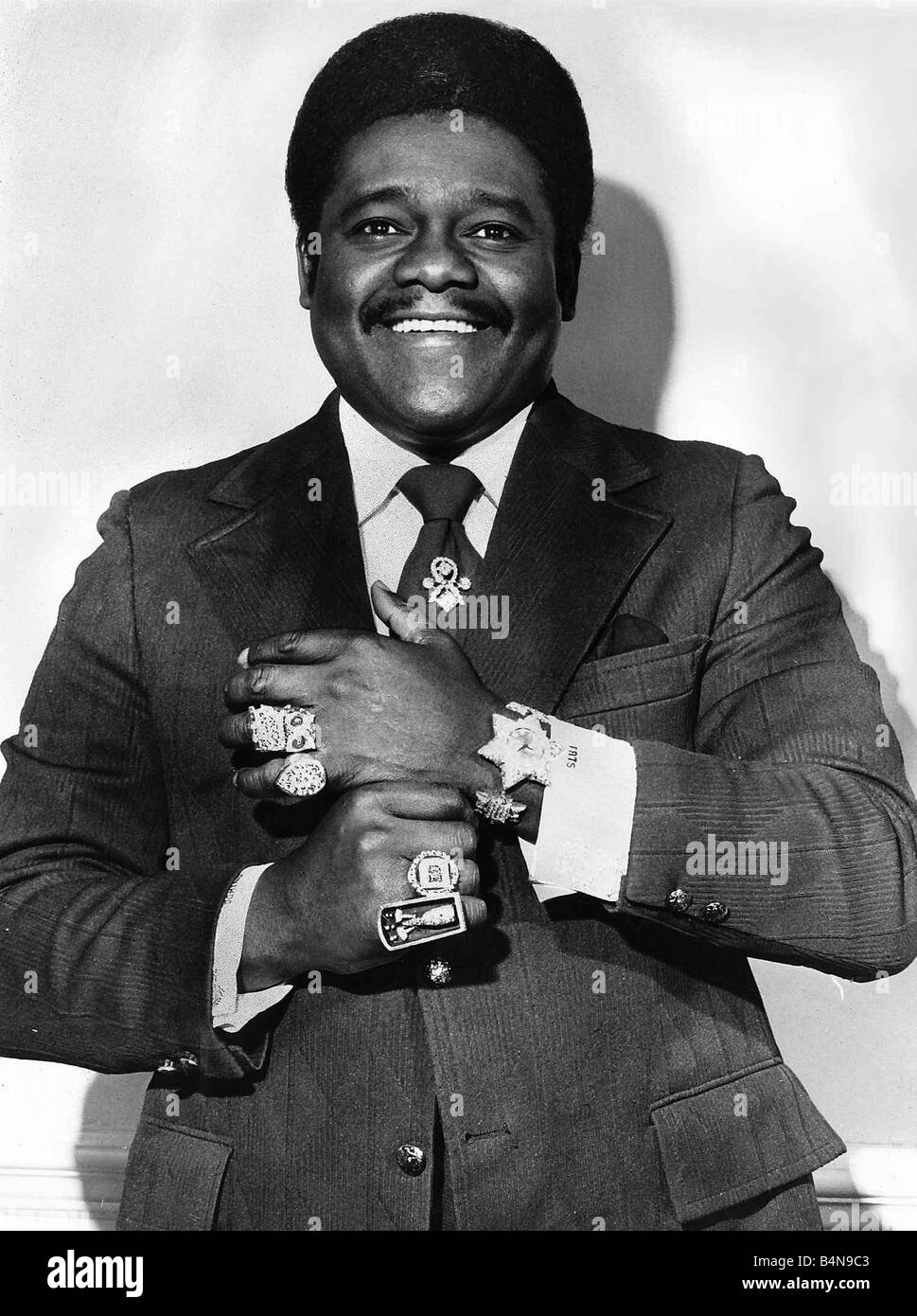 Fats Domino Rock and Roll singer on tour of Britain 1973 Stock Photo ...
