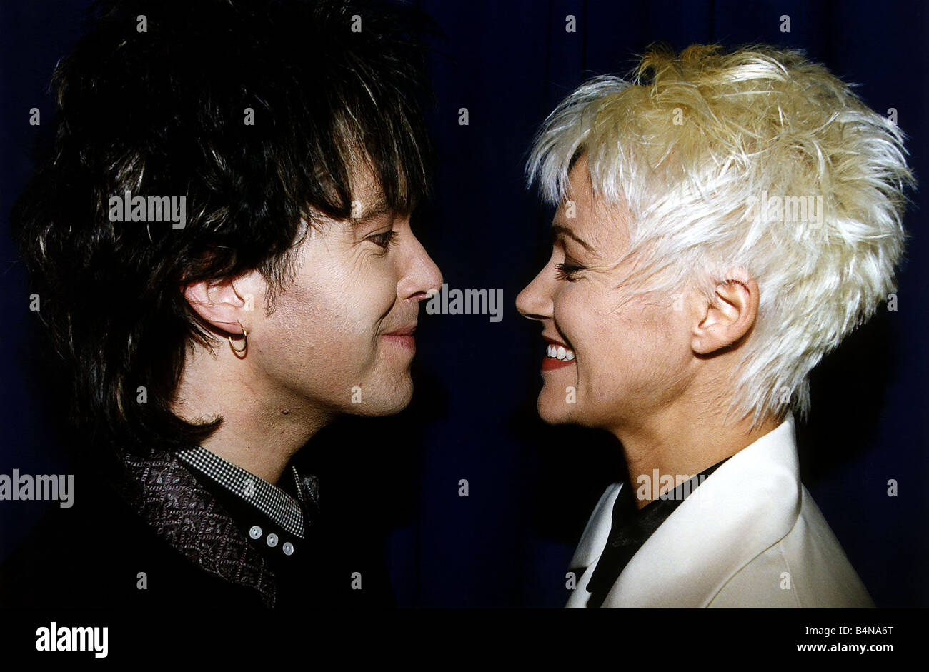 The two members from the Swedish pop duet Roxette Stock Photo - Alamy