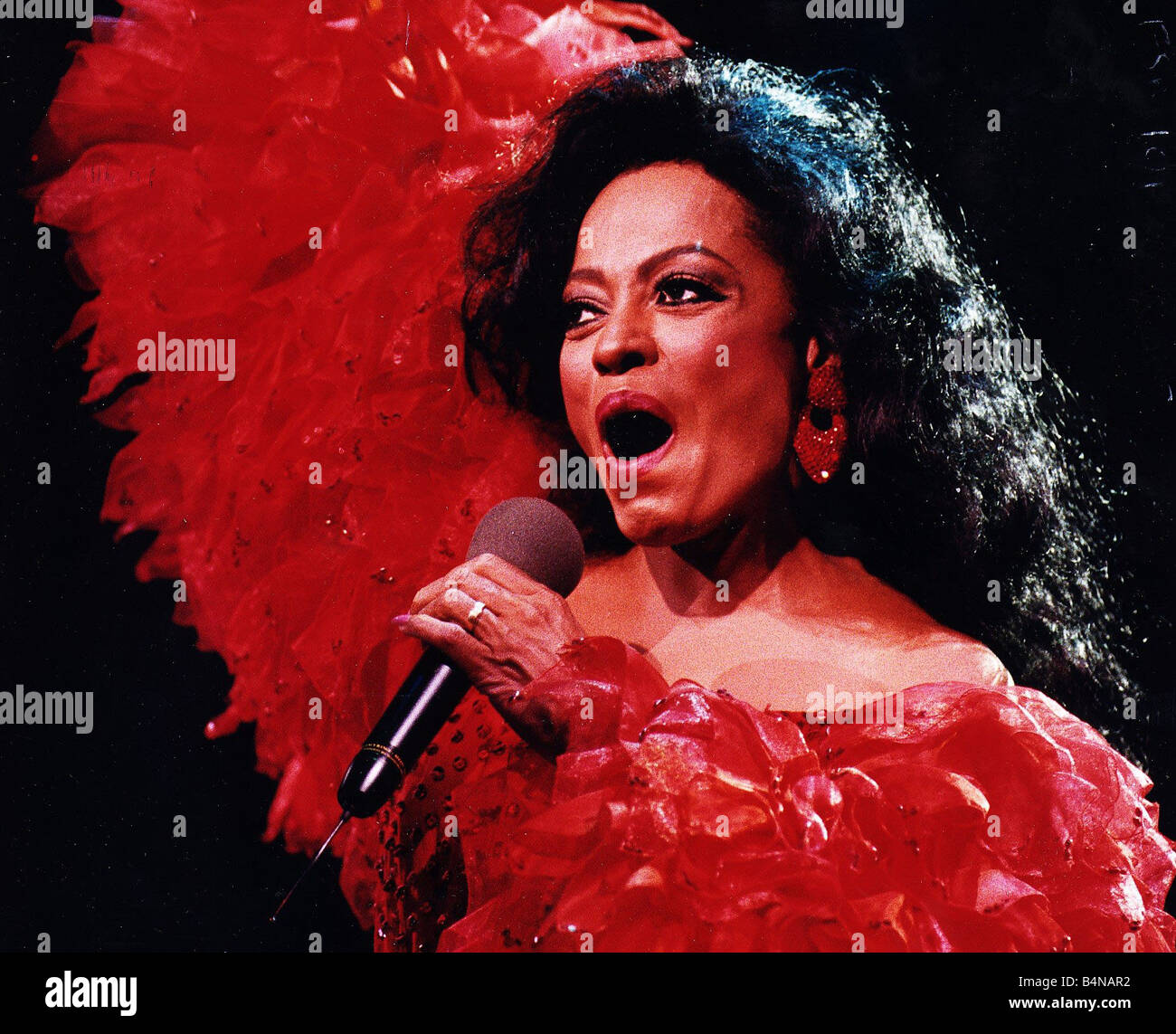 Diana Ross Singing High Resolution Stock Photography and Images - Alamy