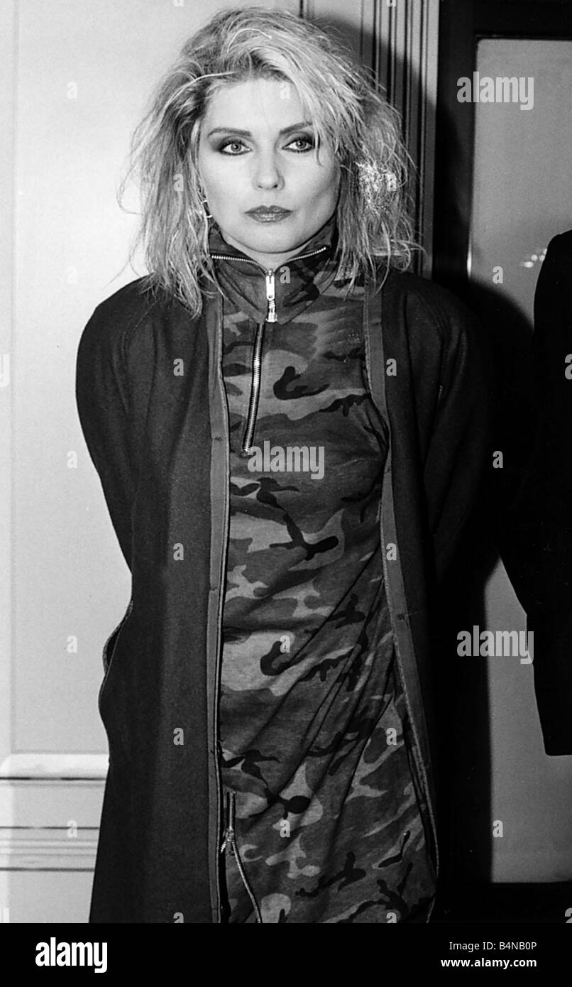Debbie Harry American pop singer at BPI Awards 1987 Stock Photo - Alamy