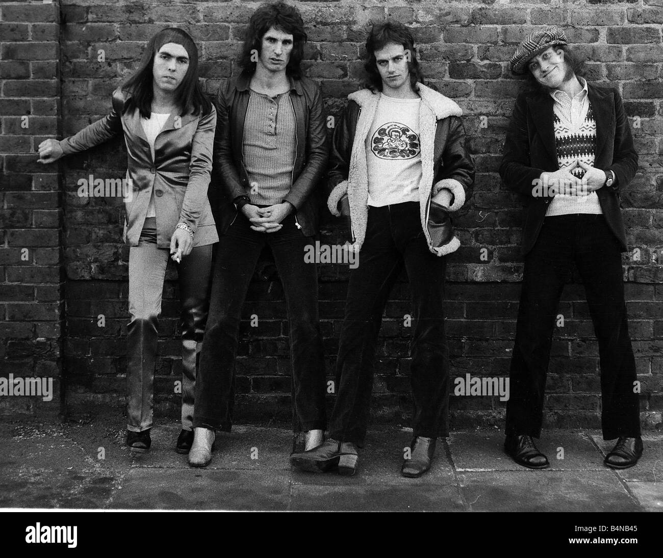 Slade pop group 1971 Stock Photo - Alamy
