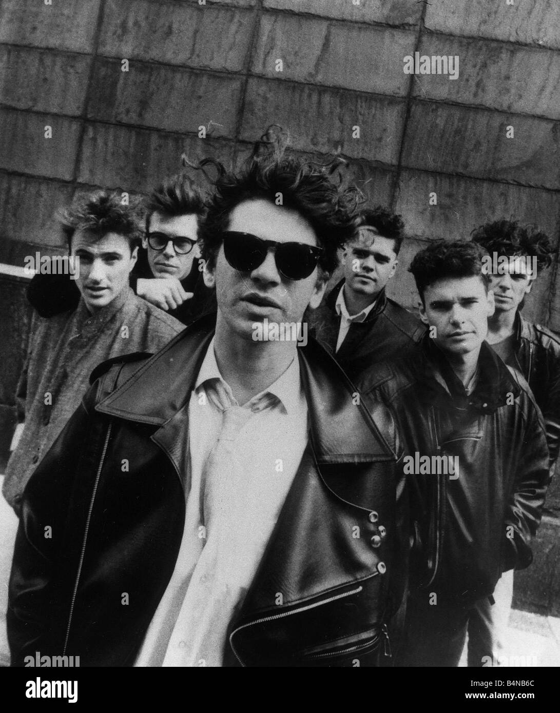 Michael Hutchence singer with pop group INXS 1986 Stock Photo - Alamy