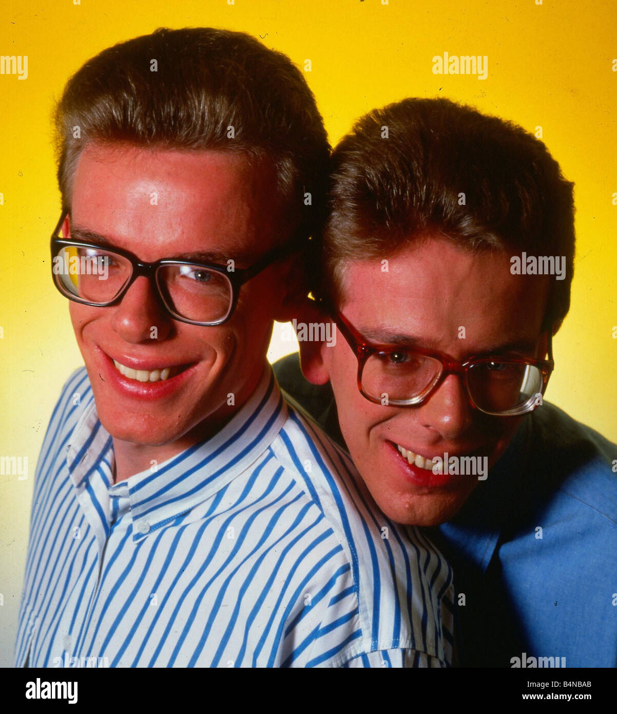 The Proclaimers pop group band circa 1980 Stock Photo - Alamy