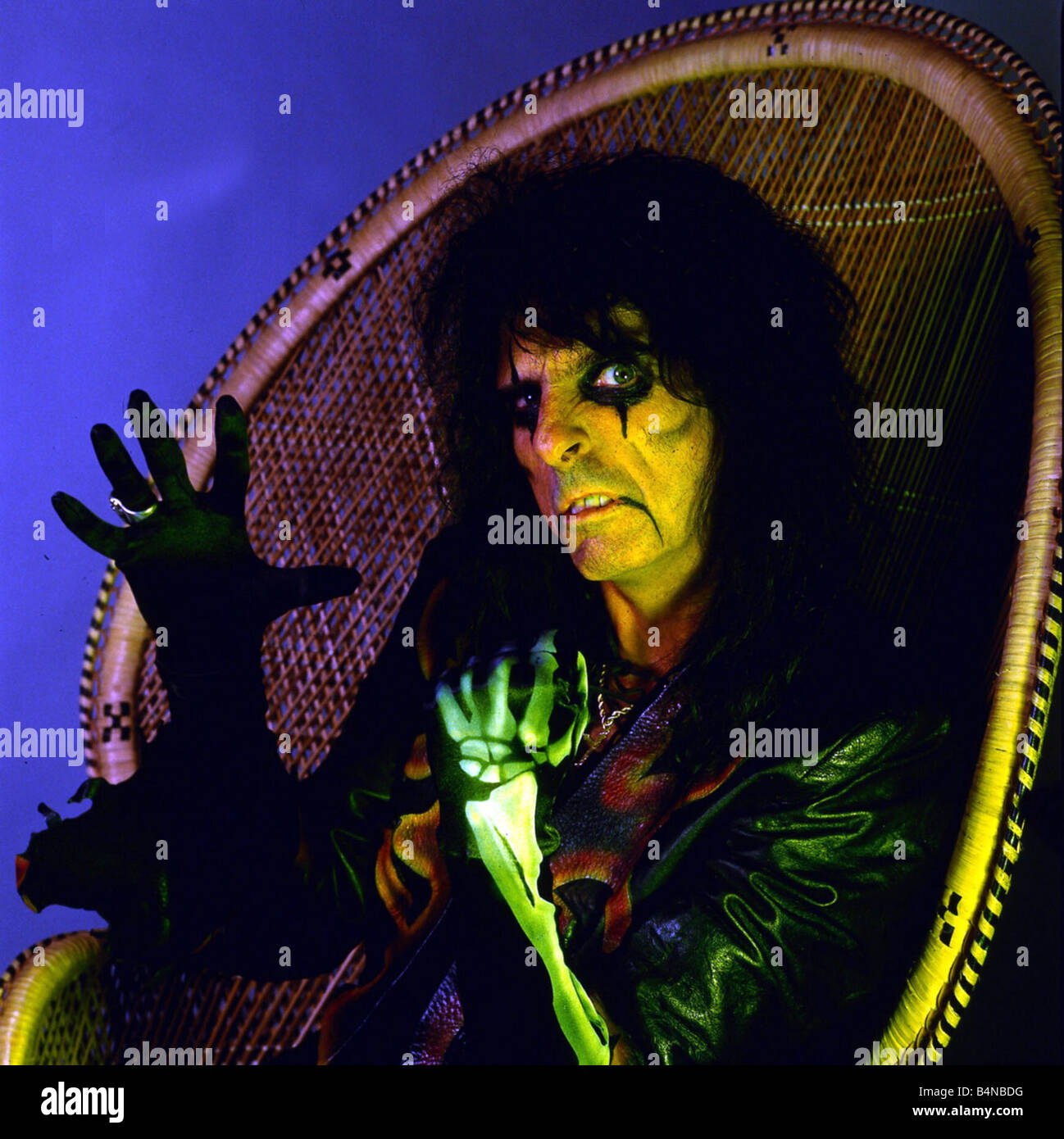 Alice Cooper American singer September 1987 Stock Photo - Alamy