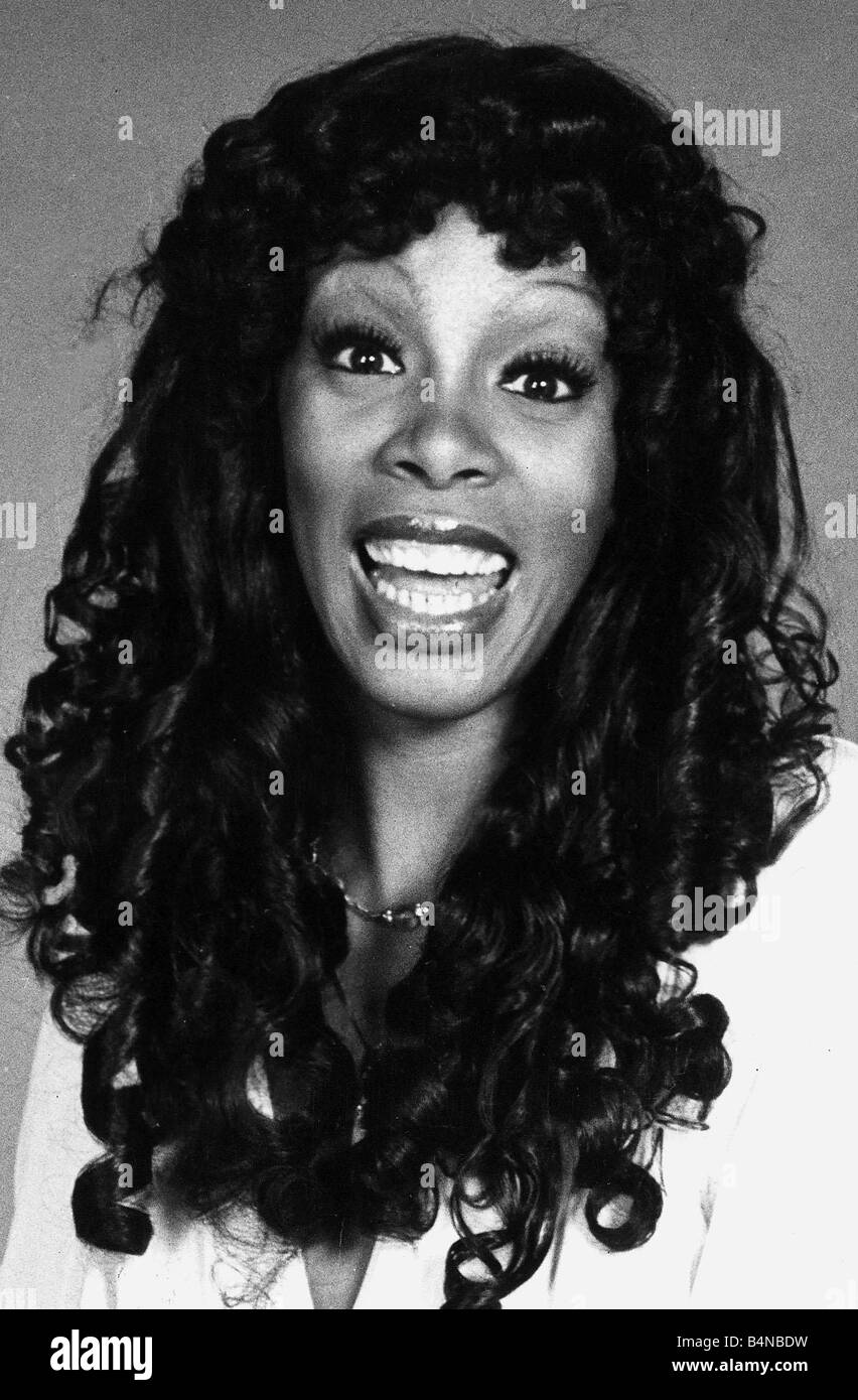 Donna Summer pop singer April 1976 Stock Photo - Alamy