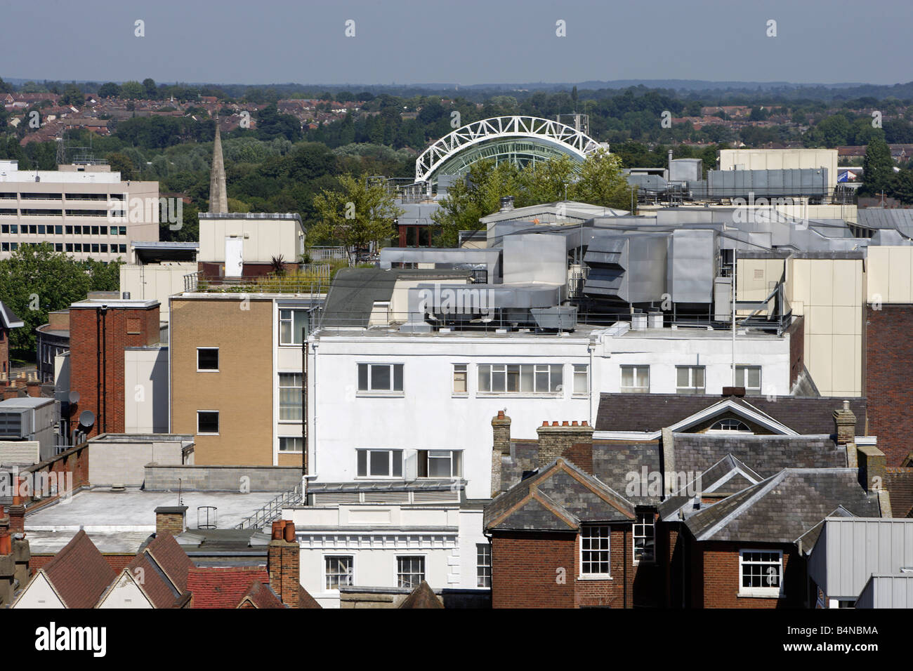 Guildford Town center Surrey Great Britain United Kingdom Stock Photo - Alamy