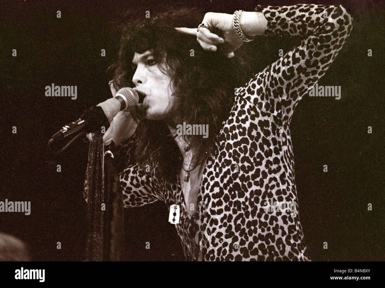 Aerosmith in Concert at Pontiac Stadium Detroit USA May 1976 Steve ...