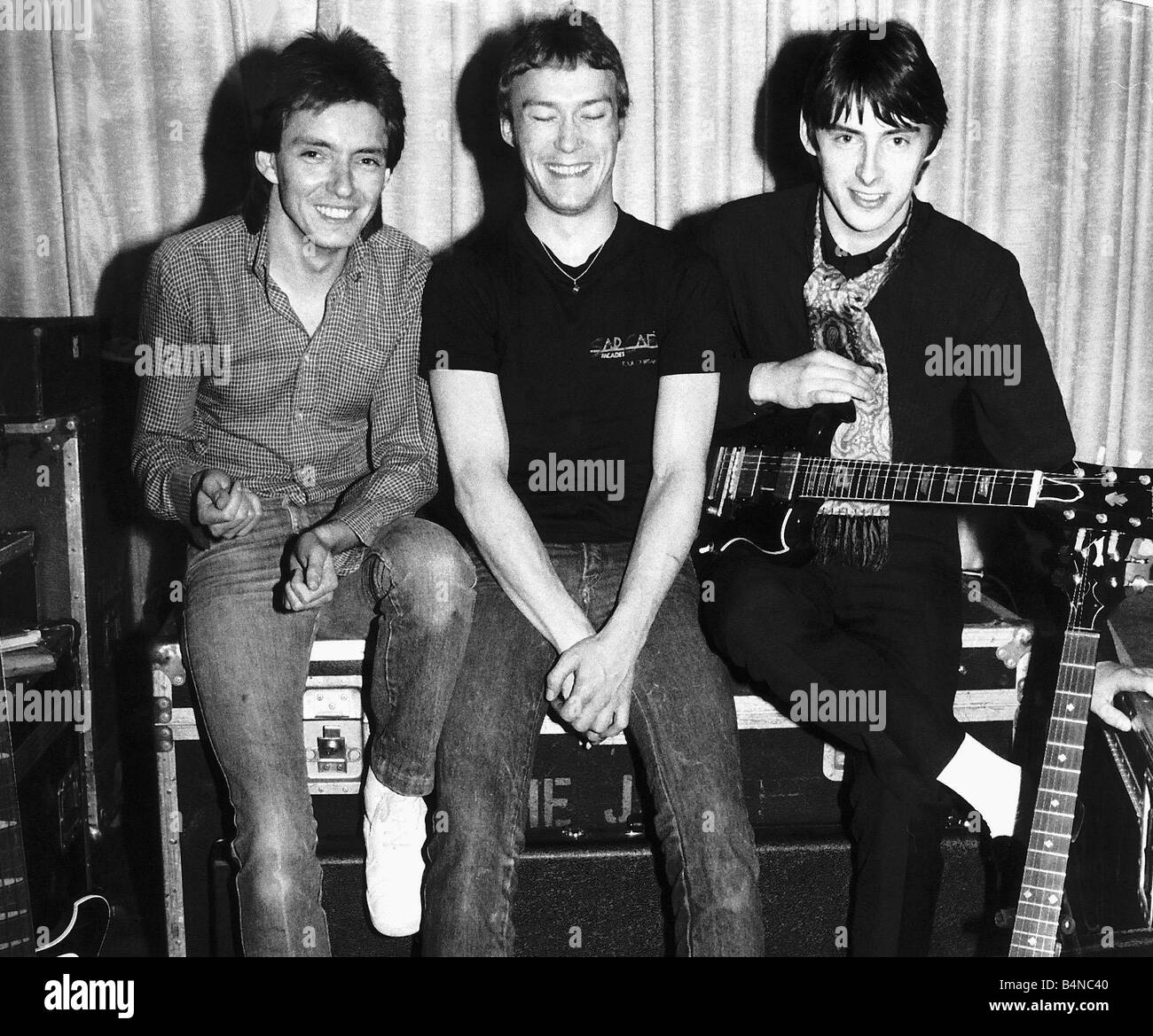 Pop group The Jam pictured at a London Recording Studio have six ...