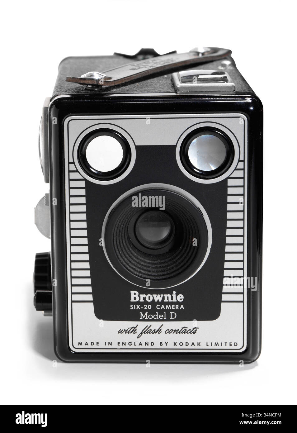 Brownie-D Kodak camera front on Stock Photo - Alamy