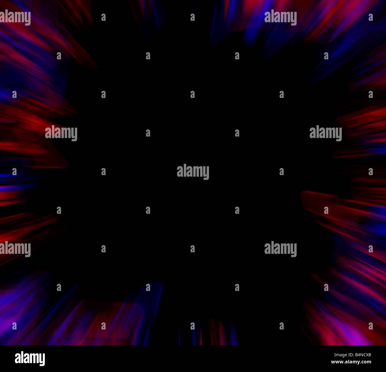 unique zoom blur border over a black background Stock Photo - Alamy