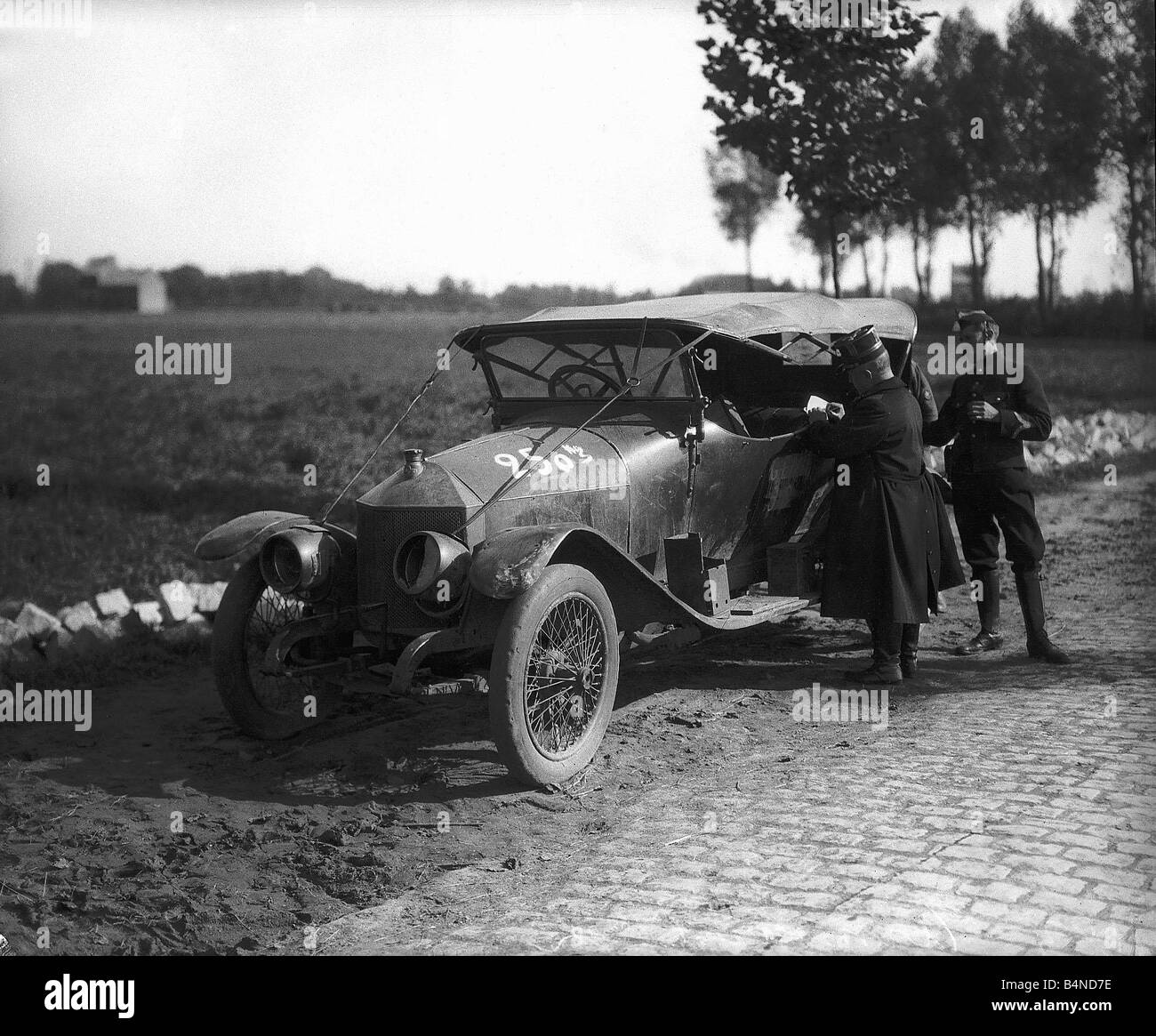 World War One Cars captured by Germans the enemy donned the uniform of ...