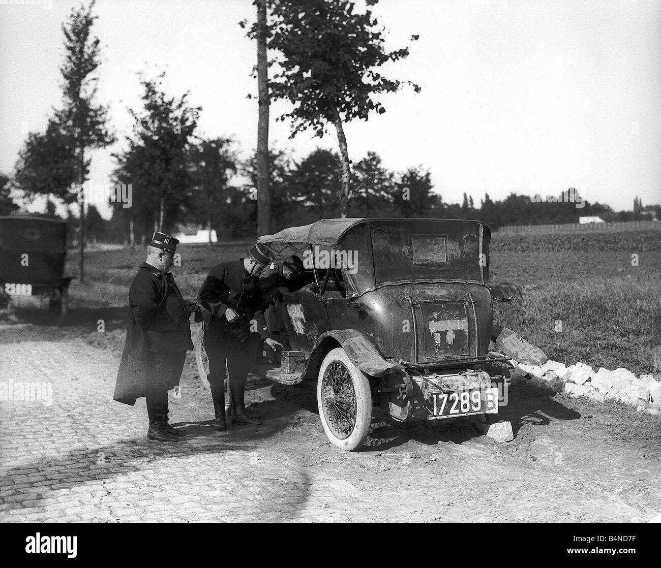World War One Cars captured by Germans the enemy donned the uniform of ...