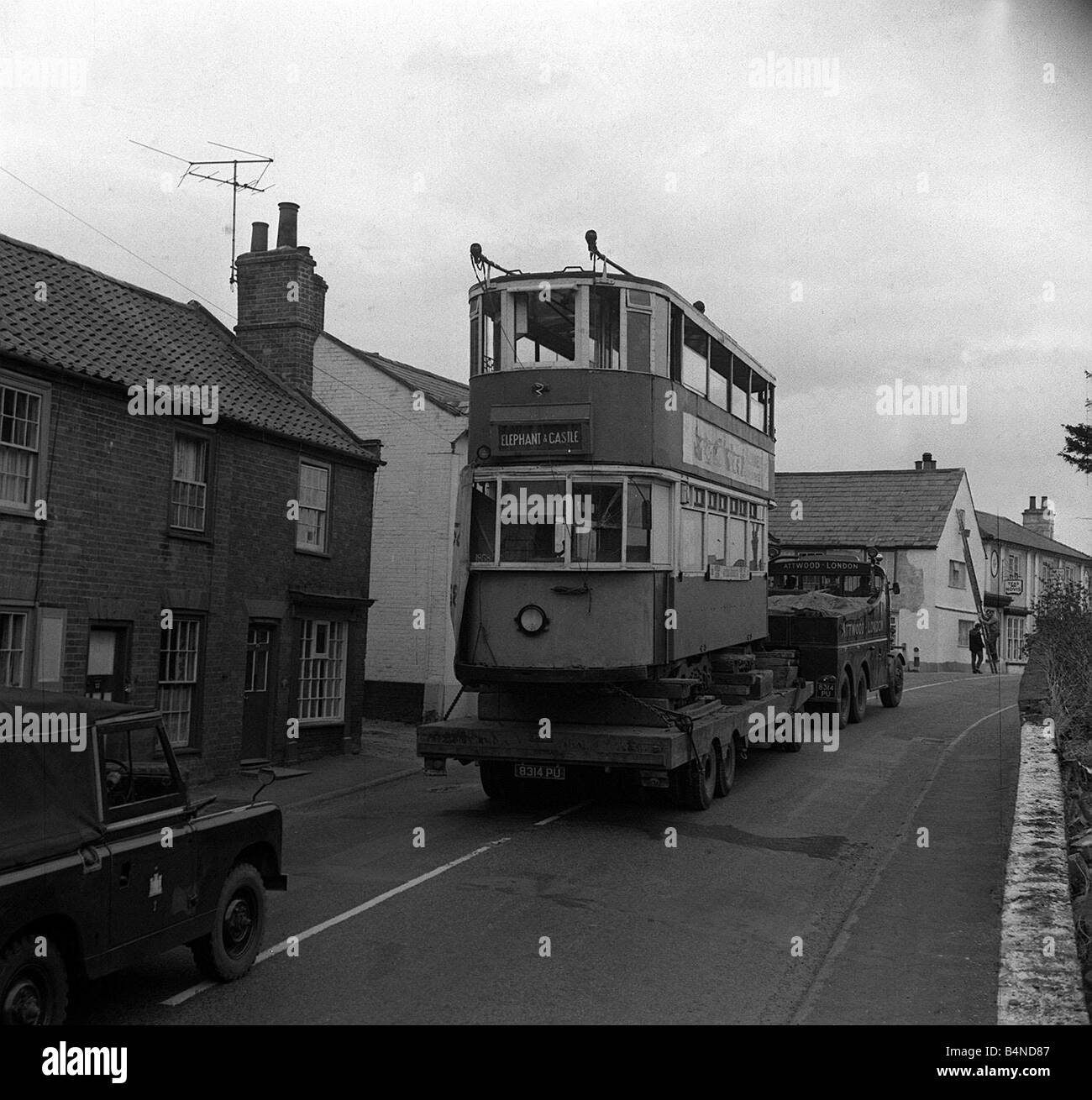 London Tram number 1858 for many years on show at Chessington Zoo was ...