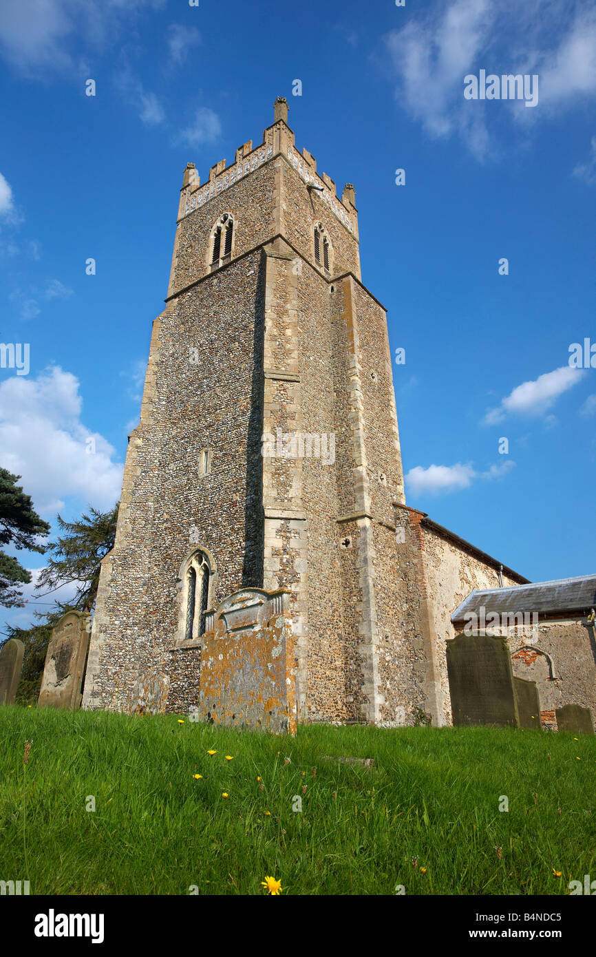 Foxley Church in the Norfolk Countryside Stock Photo - Alamy