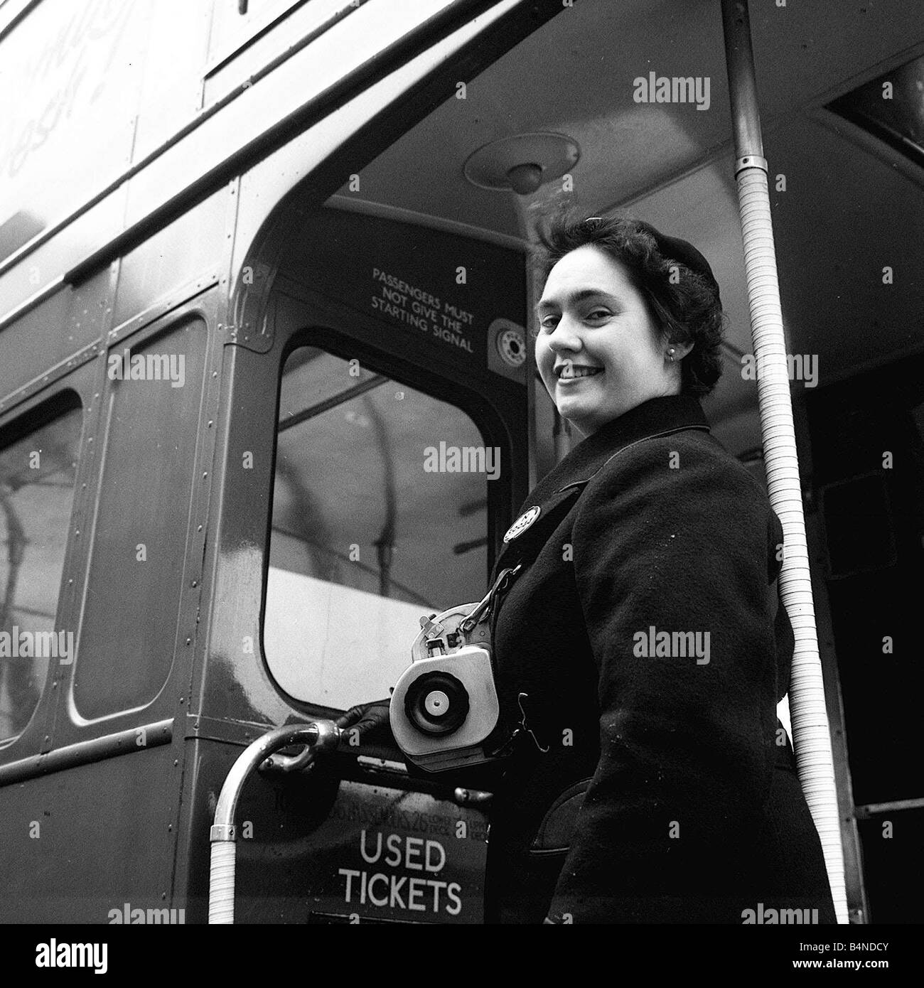 Bus conductor 1960s hi-res stock photography and images - Alamy