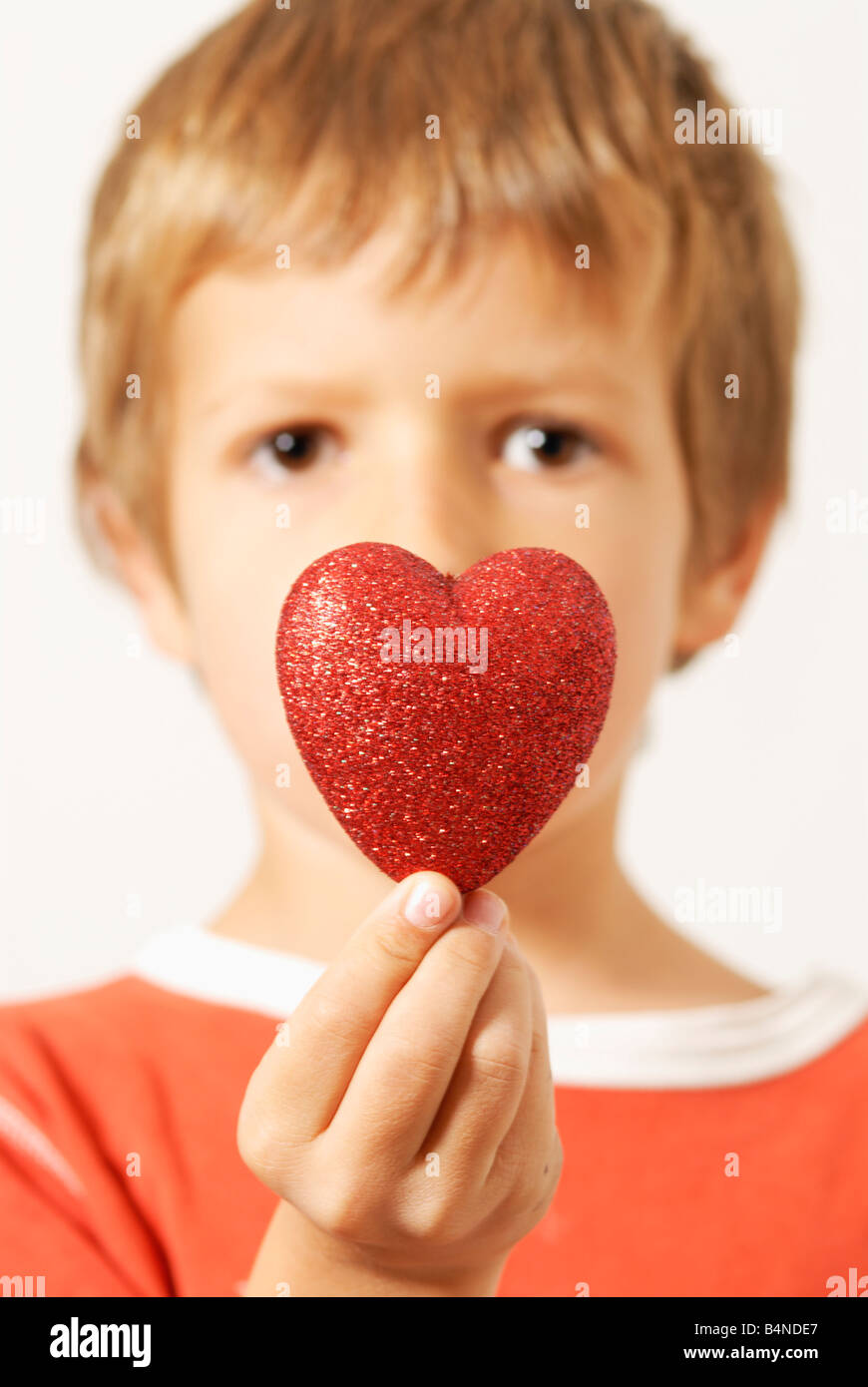 child holding a heart Stock Photo - Alamy